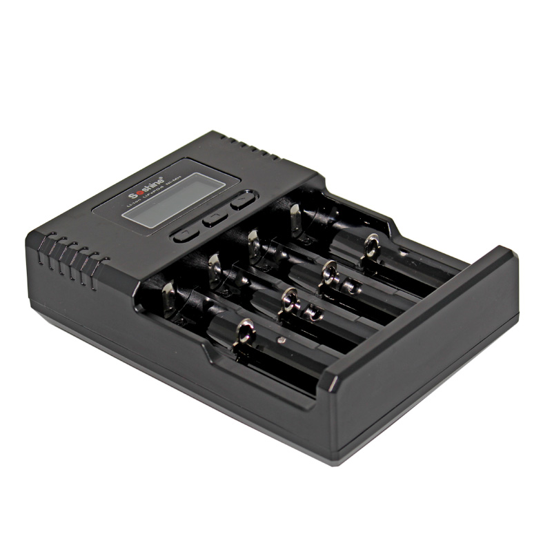 Soshine H4 Battery Charger Kit with LCD for Li-ion/NiMH/ LiFePO4 Batteries AA/AAA/C in category ...